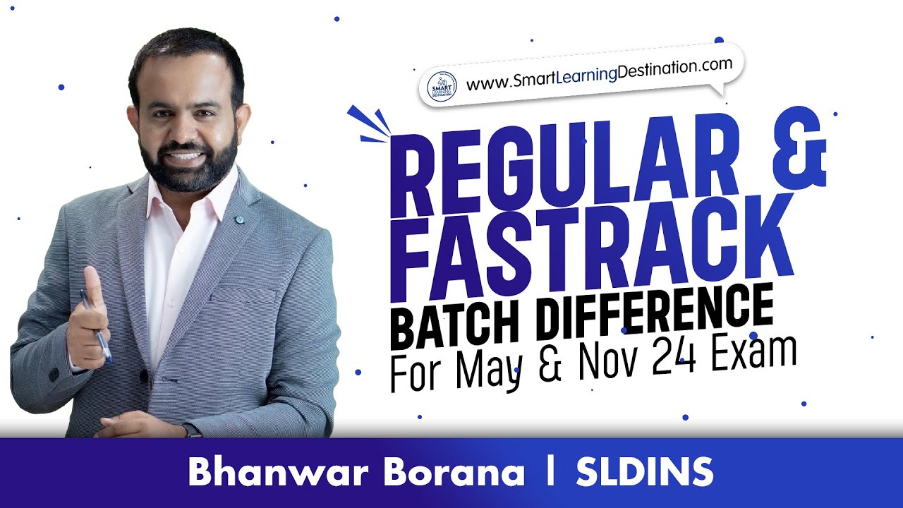 Regular & Fastrack Batch Difference-MN 24 | sldins - YouTube