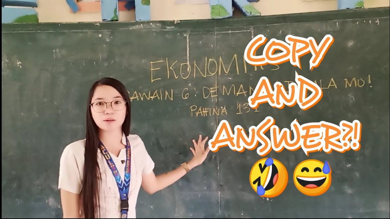 Copy and Answer - YouTube