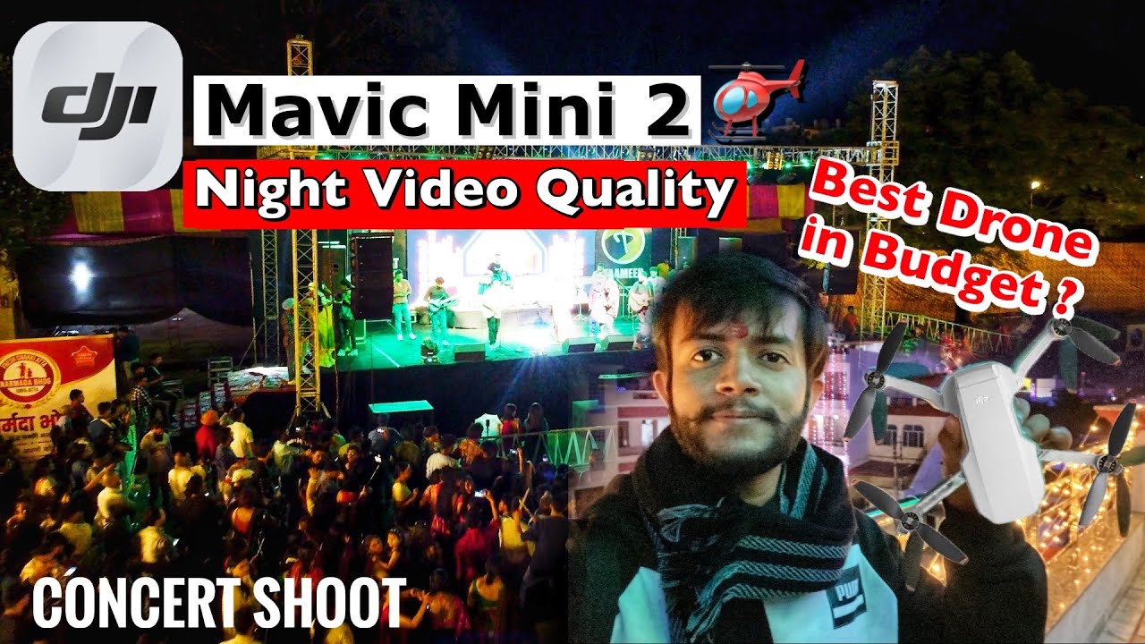 Drone NIGHT Videography Settings🚁 DJI Mini 2 Sample Footage || DJI Best ...