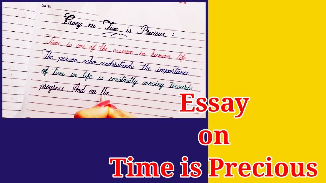 Essay on Time is Precious ♦ Write a short paragraph on Time is Precious ...