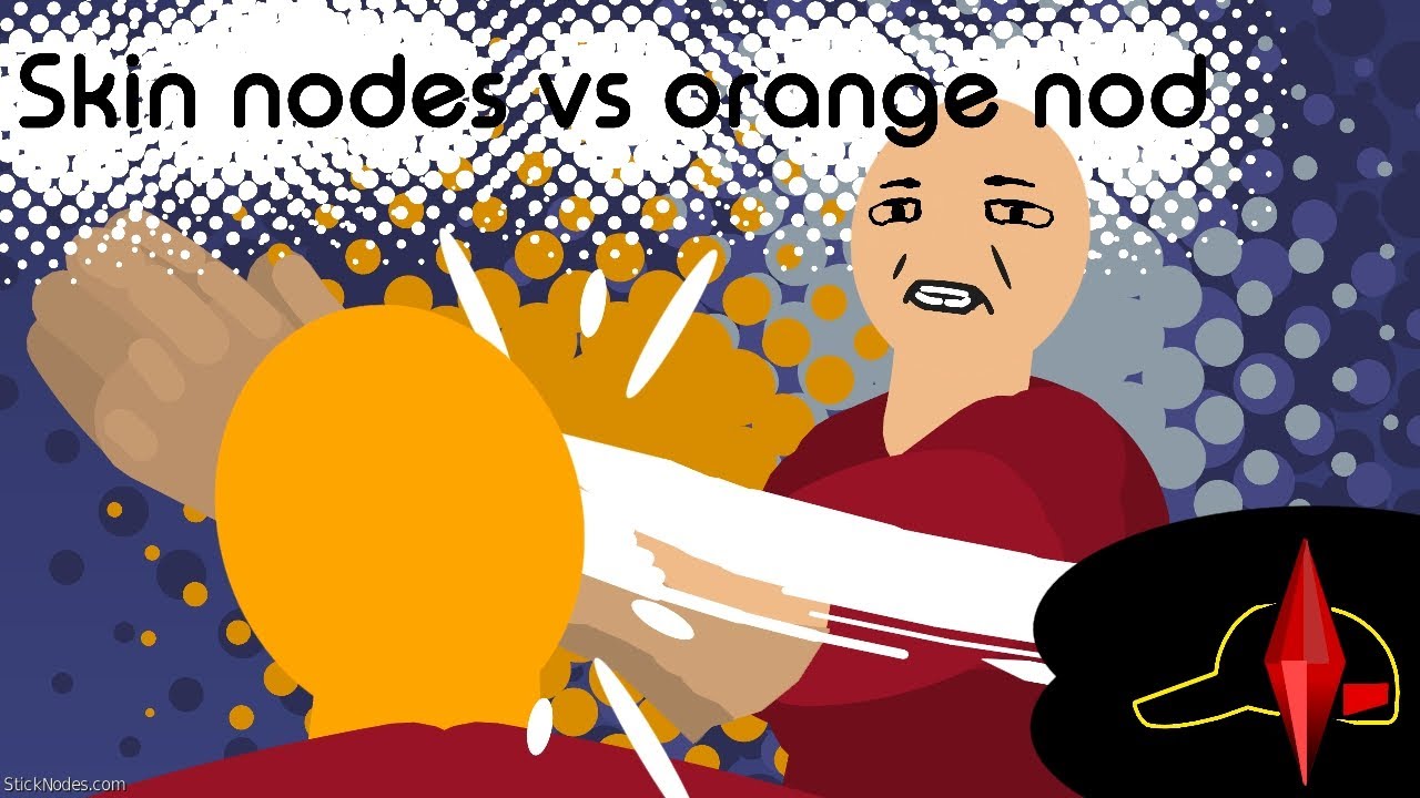 skin nodes vs orange nod | sticknodes - YouTube