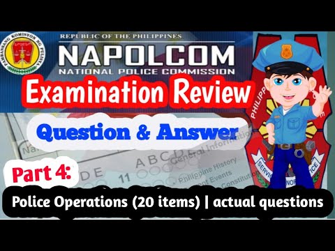 Part 4. Police Operation | NAPOLCOLCOM EXAM REVEIWER (20 items) # ...