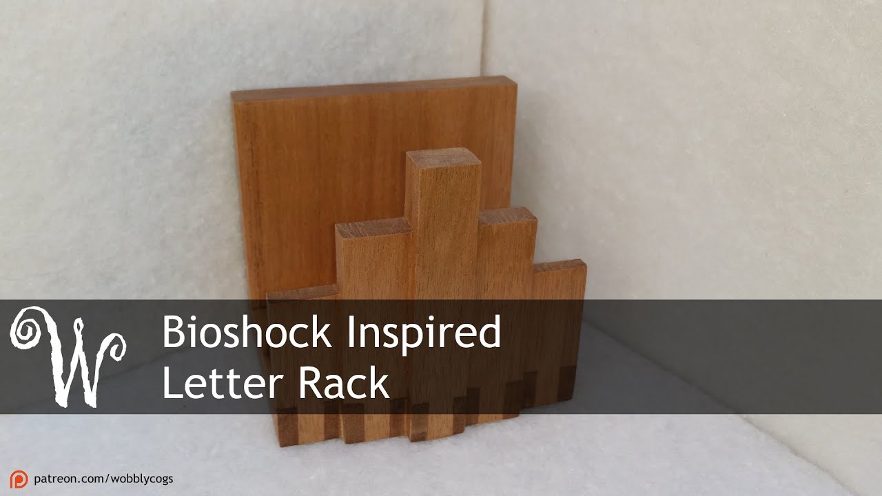 Bioshock Inspired Letter Rack - YouTube