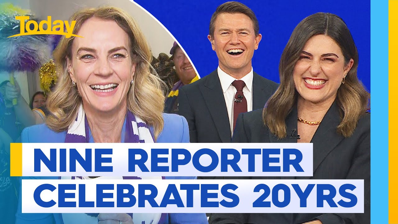 Christine Ahern celebrates 20 years with Nine | Today Show Australia ...