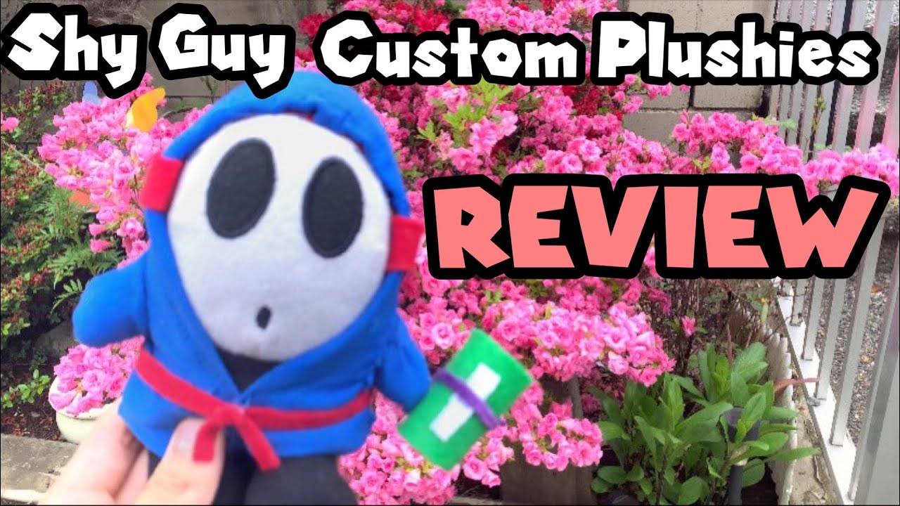 Custom Shy Guy Plushies! | Members Only Review - YouTube