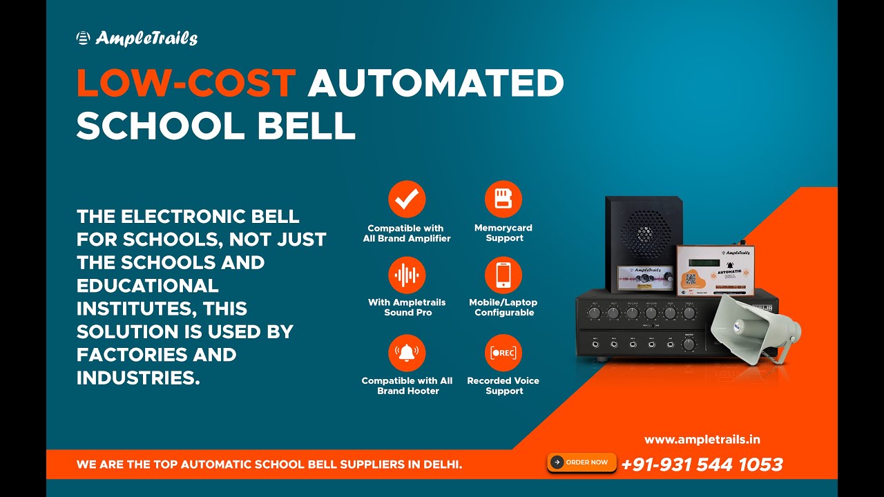 Training of How to program an Automatic School Bell System AmpleTrails ...