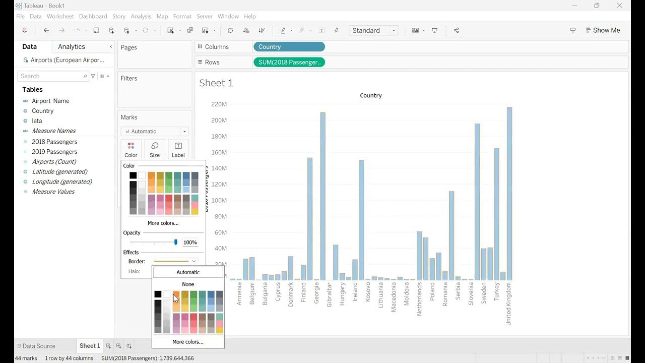 How To Create Basic Bar Chart - YouTube