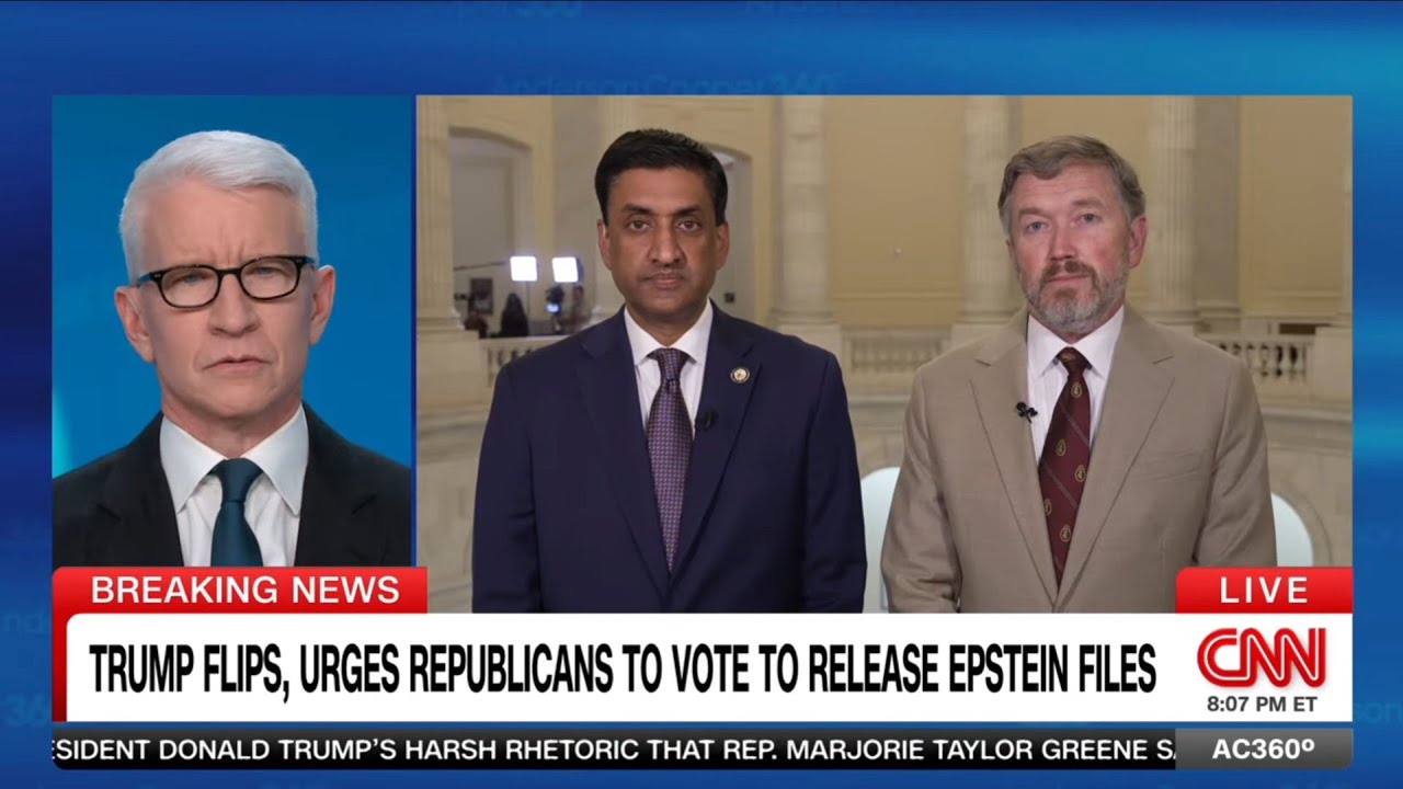 Rep. Thomas Massie on CNN's Anderson Cooper 360°: 11/17/25 - YouTube