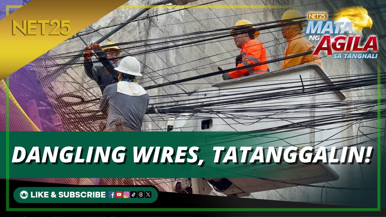 Dangling wires, pinagtatanggal ng Meralco - YouTube