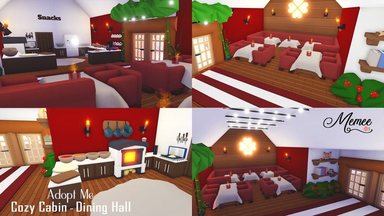 Cozy Cabin Lodge Diner Speedbuild - Adopt Me Roblox! #AdoptMe #Roblox # ...