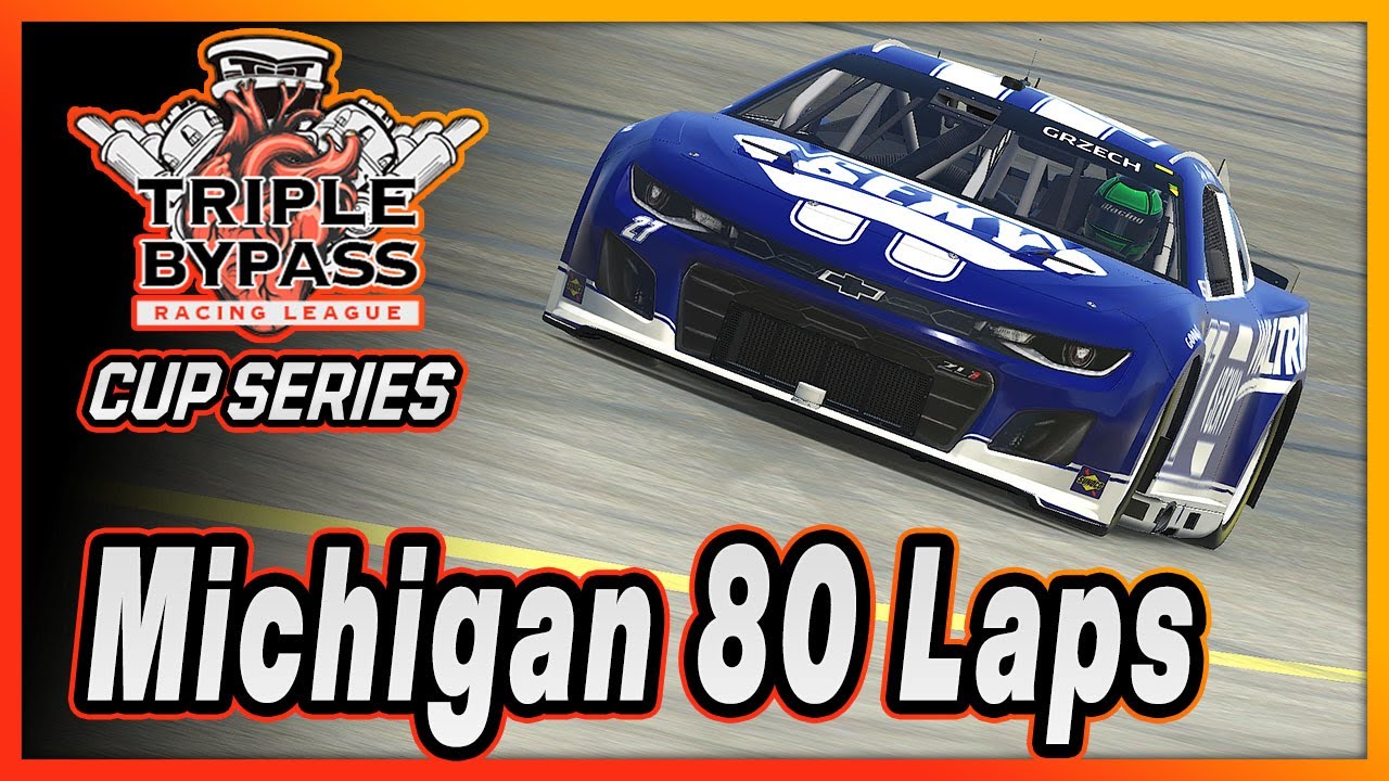 iRacing - Cup Series - Michigan 80 Laps - YouTube