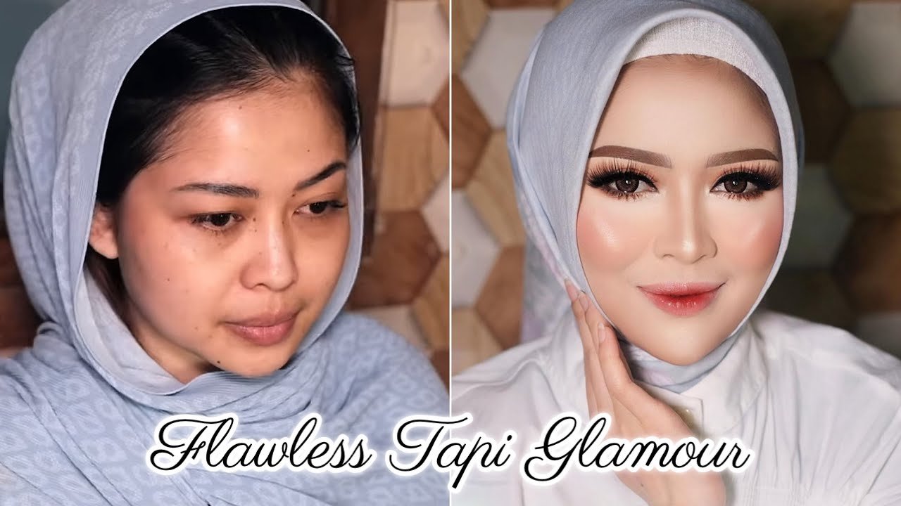 JADI MIRIP BANGET SYAHRINI! Tutorial Makeup Glam Flawless - YouTube
