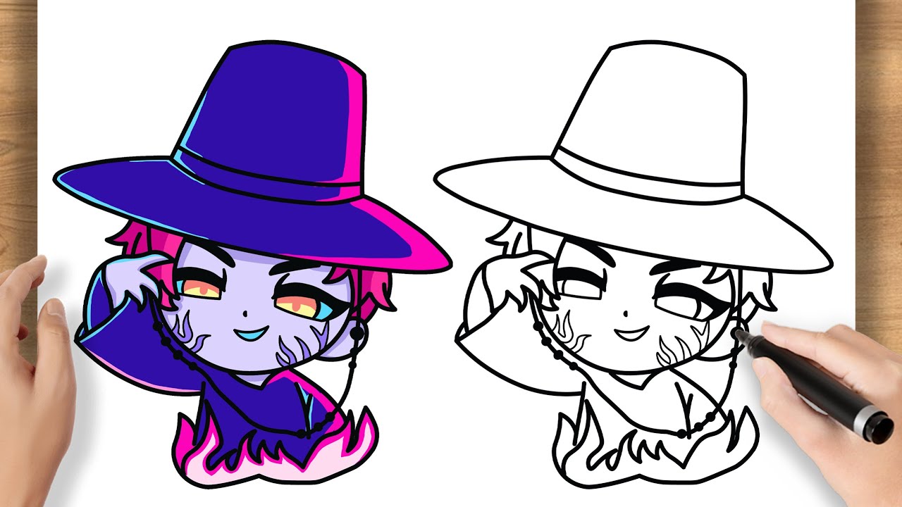 How to Draw Abby Demon Saja Boys | Kpop Demon Hunters - YouTube