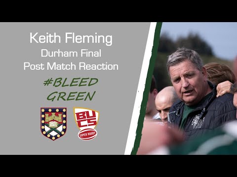 Keith Fleming - Post Durham Final - YouTube