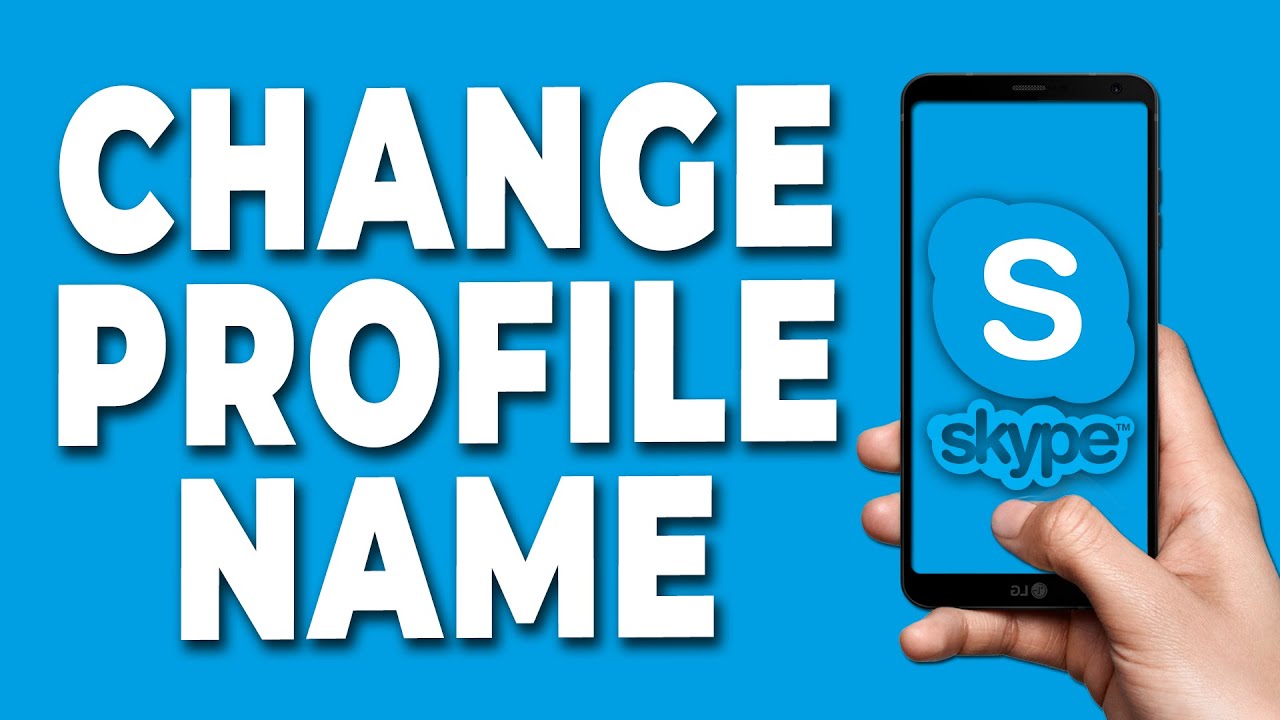 How to Change Profile Name in Skype - YouTube