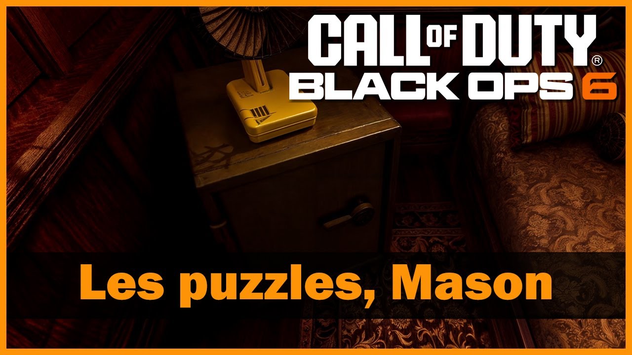 BO6 - Les puzzles, Mason (Comment ouvrir le coffre-fort) - YouTube