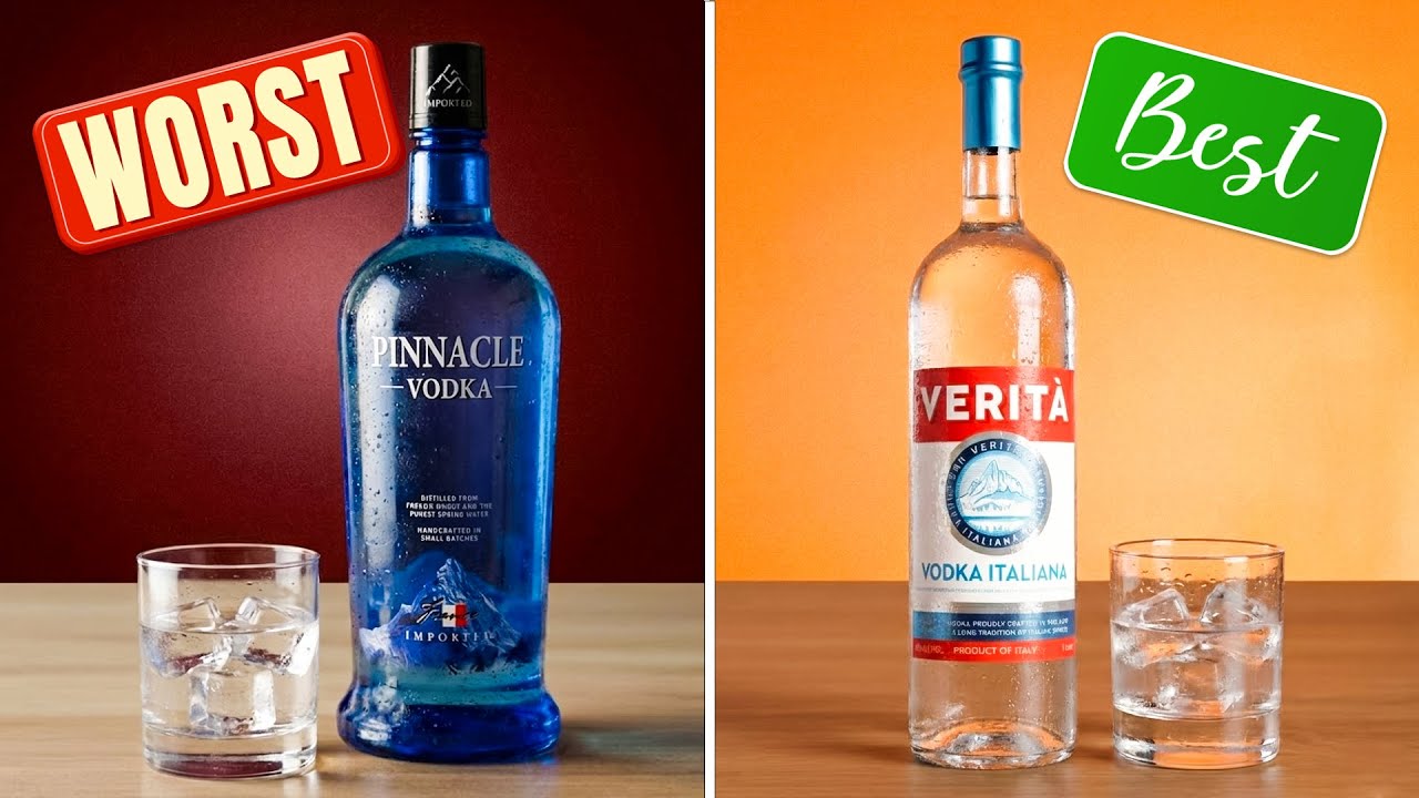 20 Famous Vodka Brands Ranked Worst to Best! - YouTube