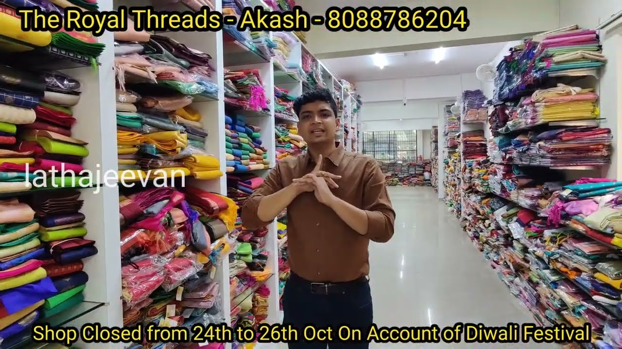 Bangalore Basavanagudi Super Wholesaler Exclusive Sarees Collections ...