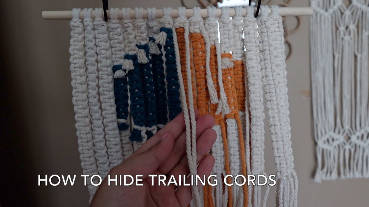 How To Hide Loose Cords - YouTube