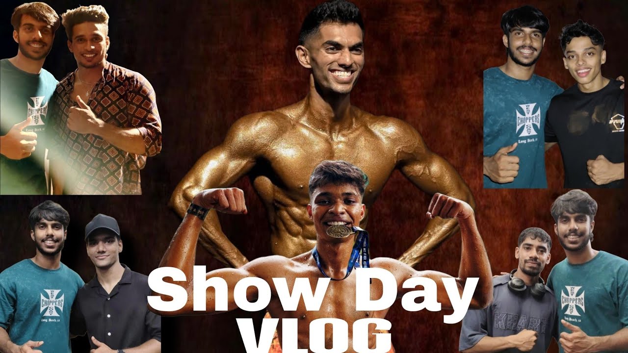 SHOW DAY VLOG |NATURAL MR KERALA BODYBUILDING COMPETITION 2025 |NATTY ...