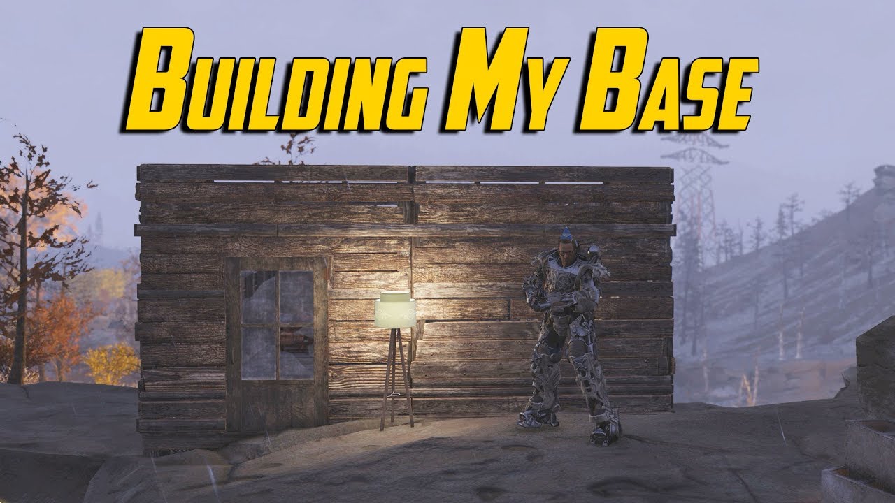 Fallout 76 - Building My Base - YouTube