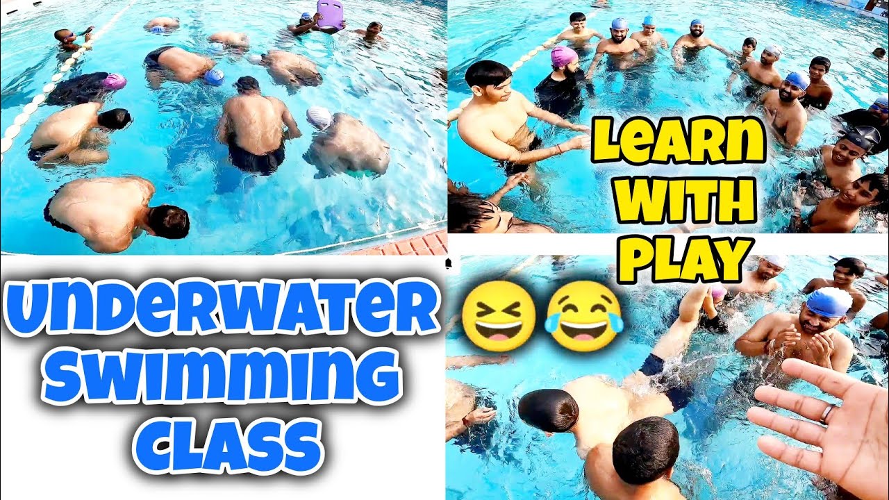 Underwater Swimming Class पानी के नीचे तैरना सीखें, Swimming Tips for ...