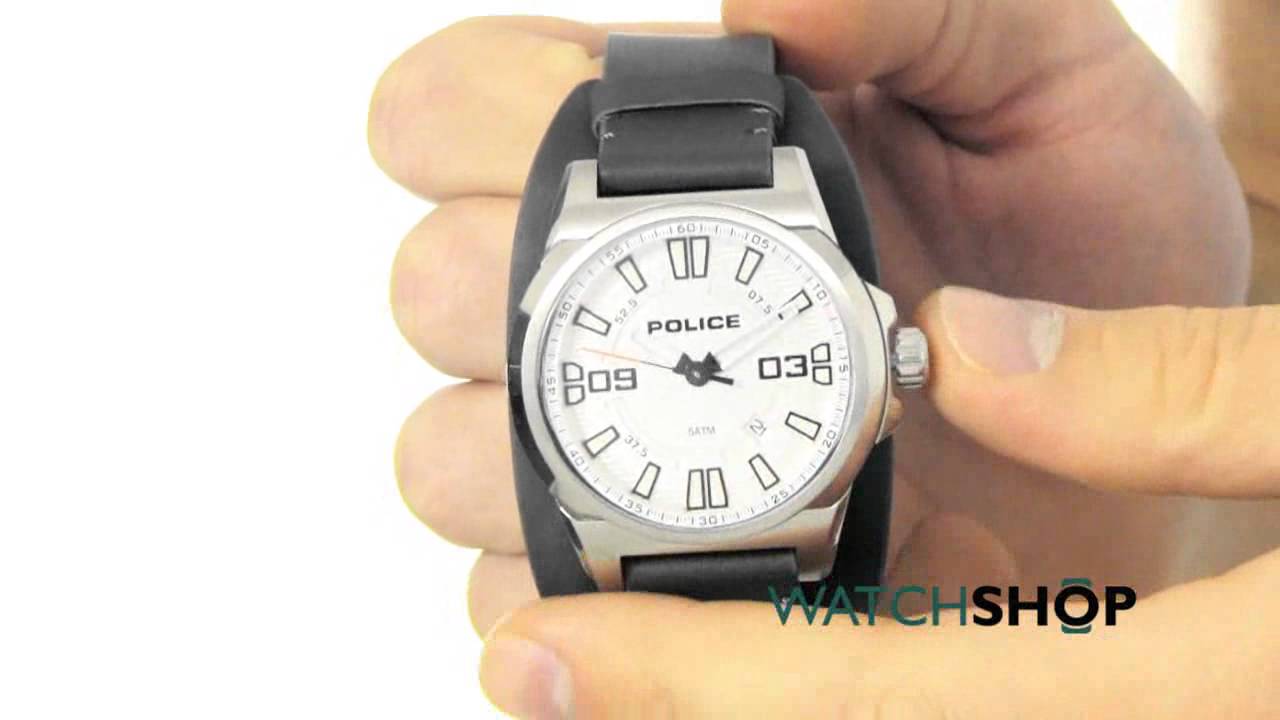 Police Men's Dayton Cuff Watch (14200JS/04) - YouTube
