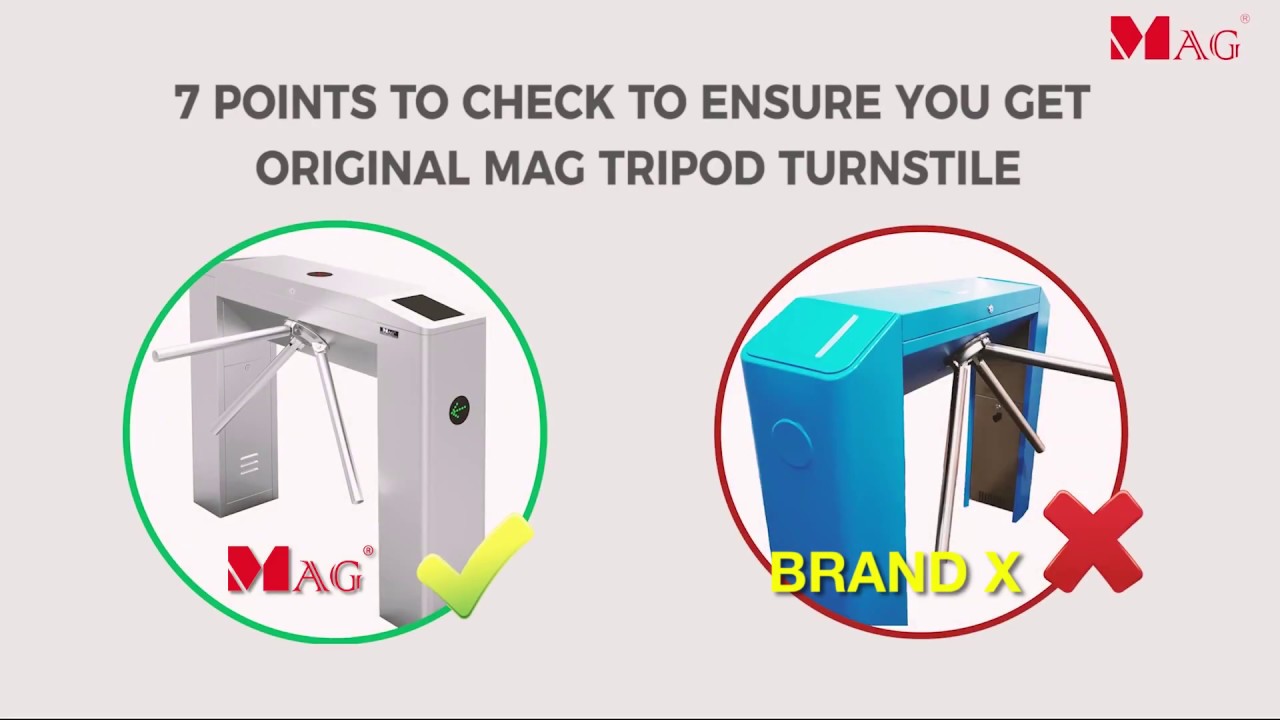 7 points to check if your MAG turnstile is original - YouTube