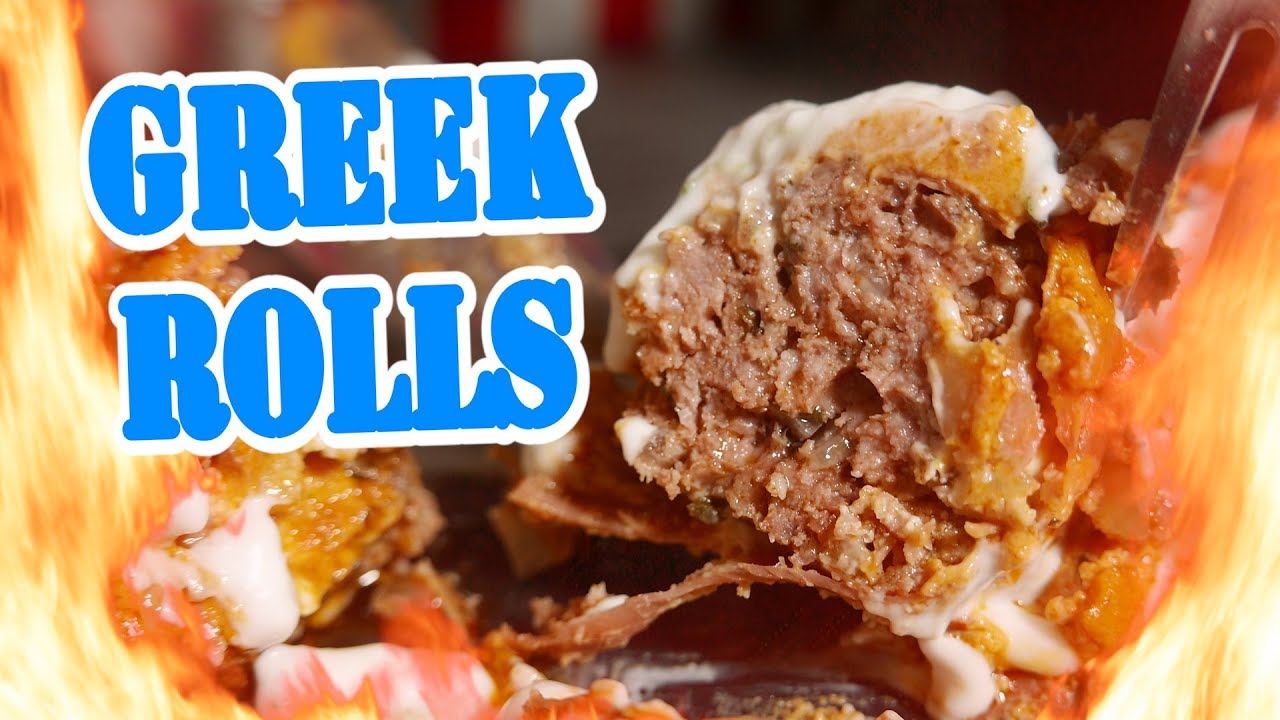 Greek Rolls ONE POT Dutch Oven BBQ Grill Rezept - Die Grillshow 369 ...