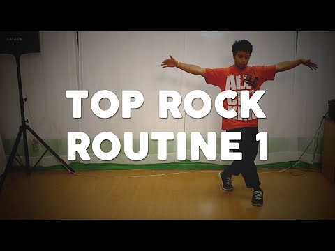 Top Rock Routine for Beginners | Learn Breakdancing for Beginners - YouTube