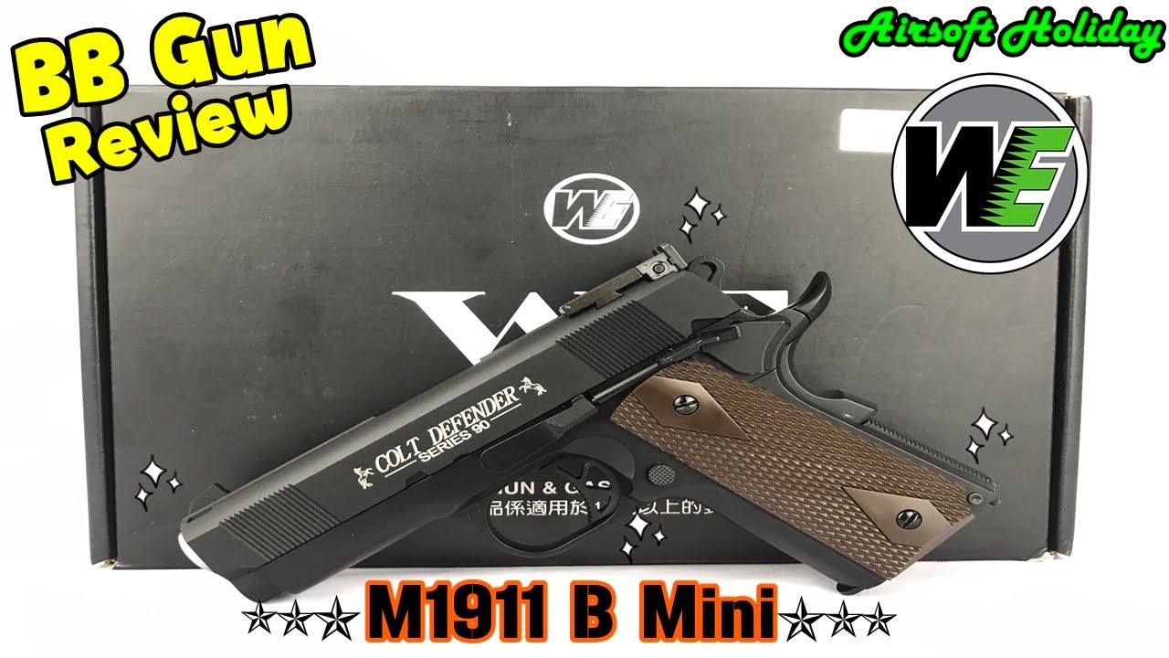 รีวิวบีบีกัน รุ่น M1911 B Mini (1911 compact) จากค่าย WE งานสวย คุณภาพ ...