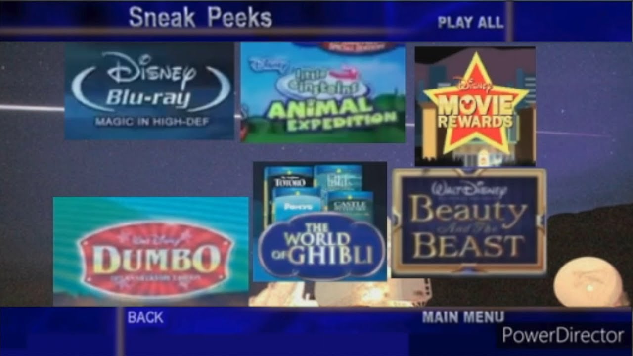 Playhouse Disney Dvd Menu