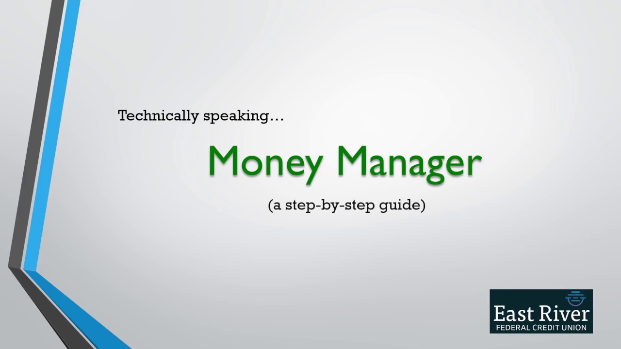 Money Manager, a Step-by-Step Guide - YouTube