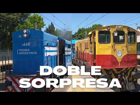 Traslado de Formación del SARMIENTO a cargo de la ALCO D668 + EMD GA8 ...
