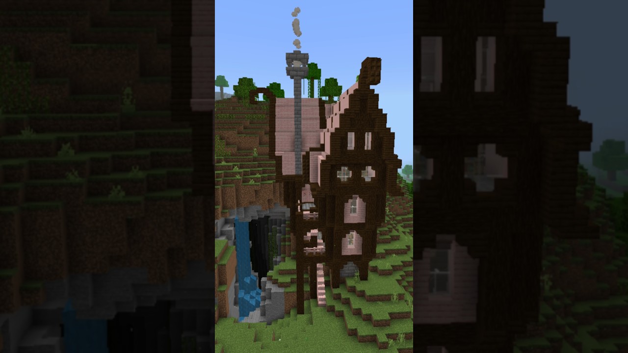 Minecraft Fantasy(ish) Cherry Blossom House Cause I Can - YouTube