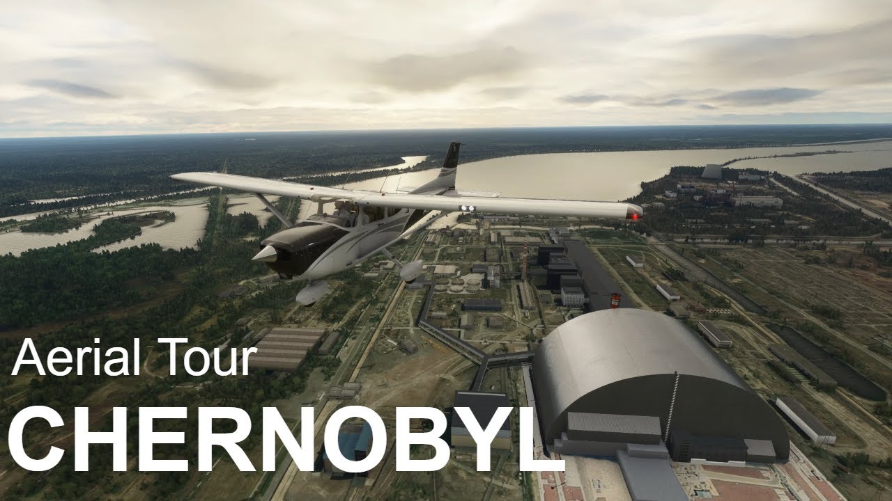 Microsoft Flight Simulator | Cessna Skyhawk Chernobyl Aerial Tour - 4K ...