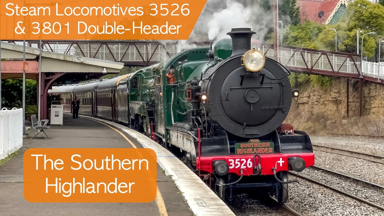 Transport for Sydney Vlog 614: Southern Highlander - Steam Locomotives ...