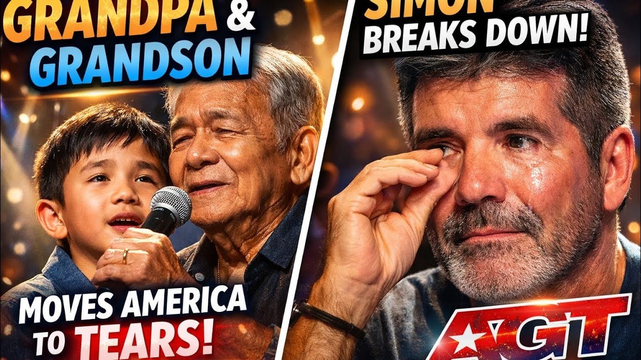 Grandpa & Grandson Sing Filipino Song on AGT | Simon Cowell BREAKS DOWN ...