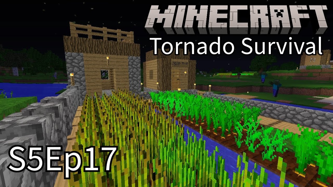 Minecraft Tornado Survival (Localized Weather Mod) S5Ep17: Cleanup ...