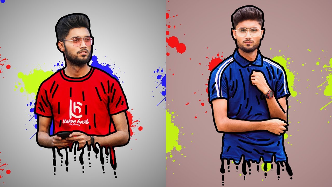 Splatter Effect|Photoshop Tutorial - YouTube