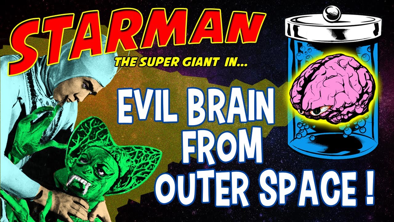 Star Man - Evil Brain from Outer Space - B&W - Sci-Fi/Thriller (1966 ...
