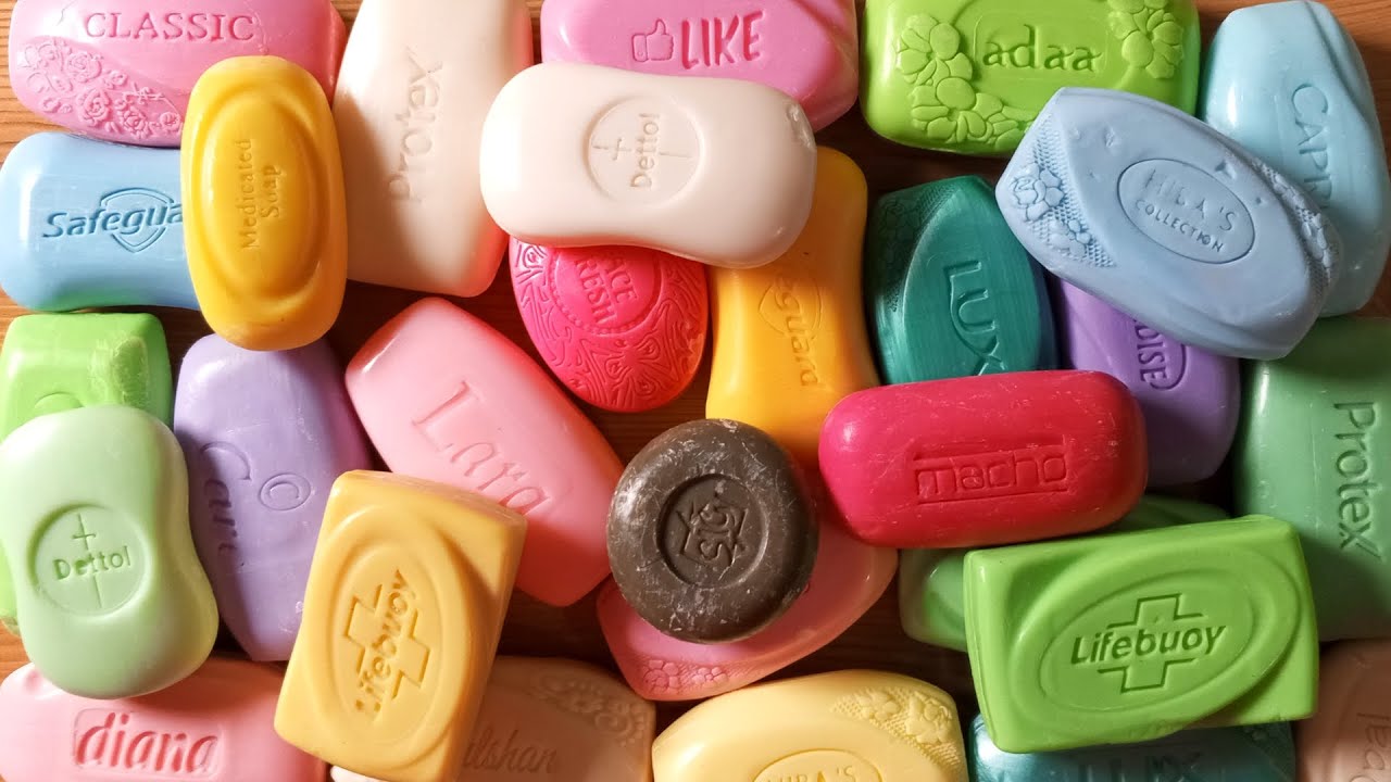 ASMR l Soap satisfying Relaxing sound l ASMR soap opening Haul ...