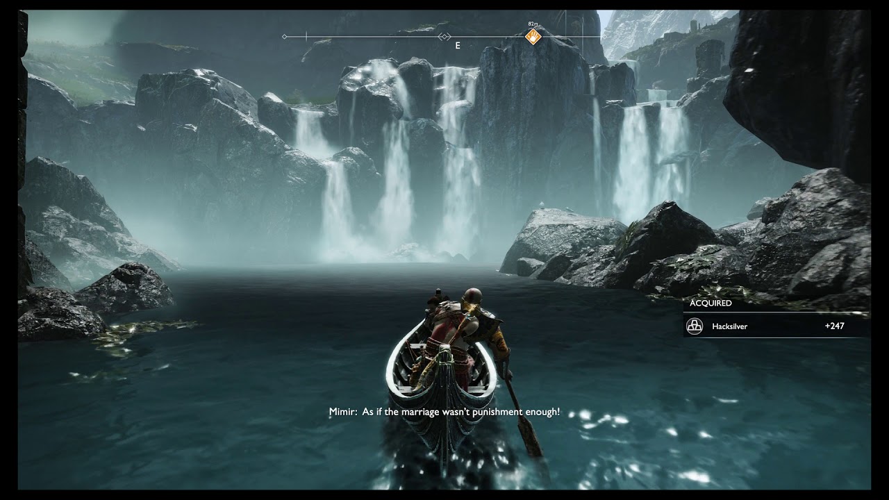 God of War - Behind the Lock:Head Back To Boat Mimir "Black Rune of ...