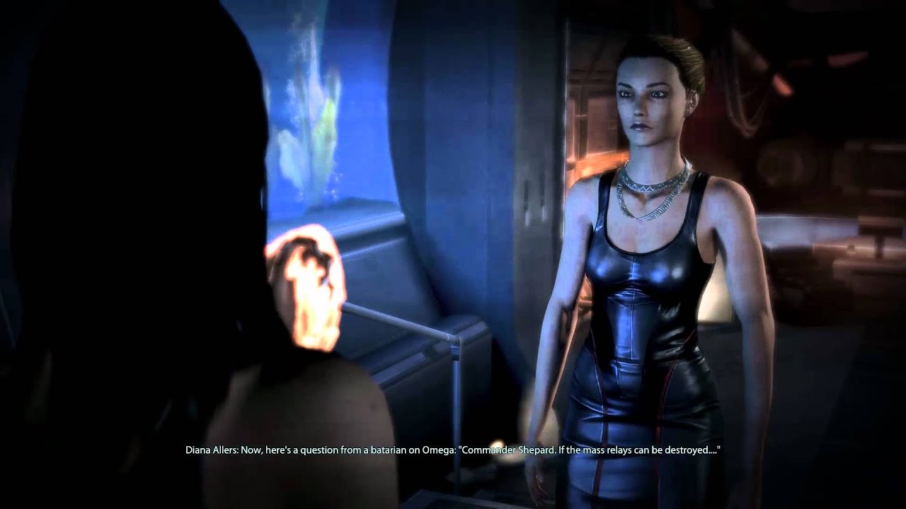 Mass Effect 3 Diana Allers Jessica Chobot Youtube
