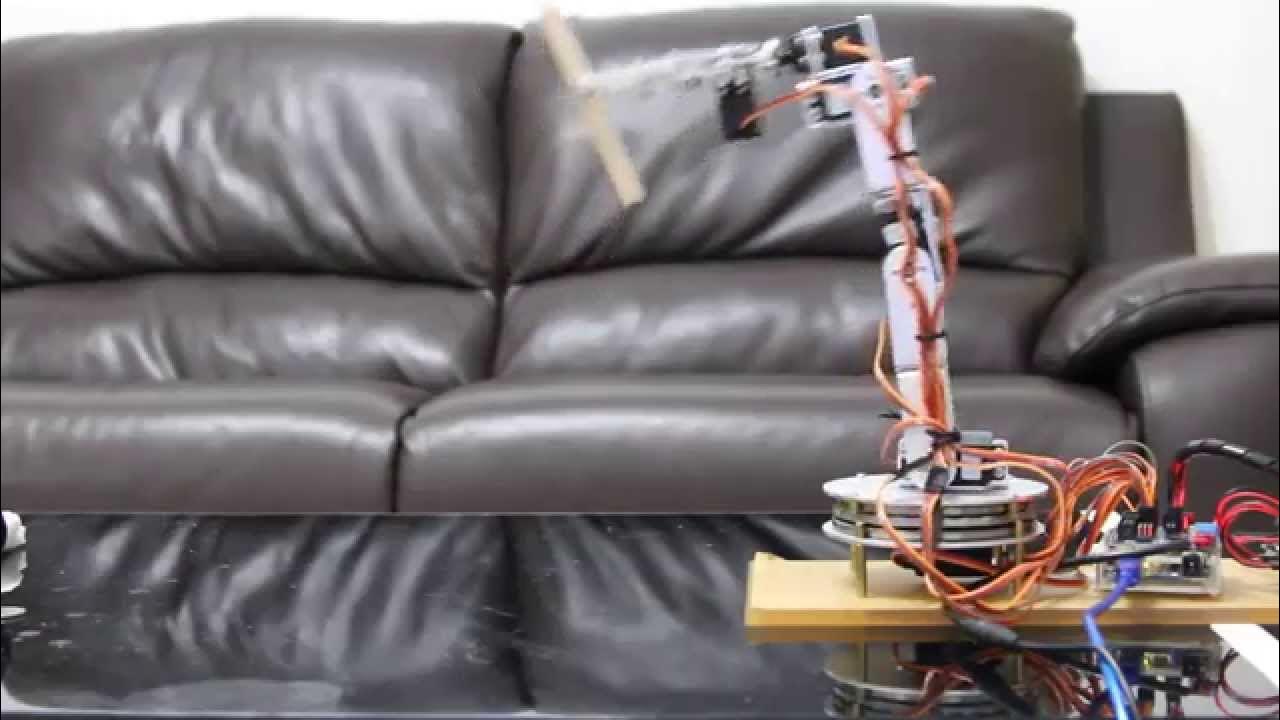 JavaScript Powered Robot Arm with Johnny-Five - Automation - YouTube