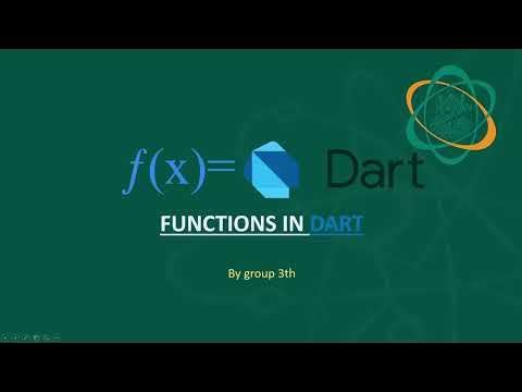 Functions in dart - YouTube