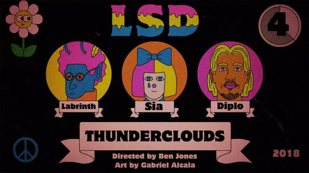 LSD - Thunderclouds ( Official Audio) ft.Sia,Diplo,Labrinth - YouTube