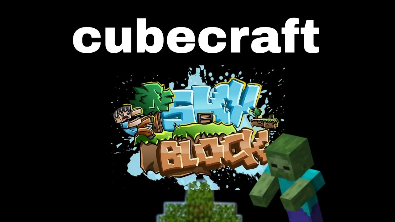 cubecraft skyblock (auto zombie farm) - YouTube