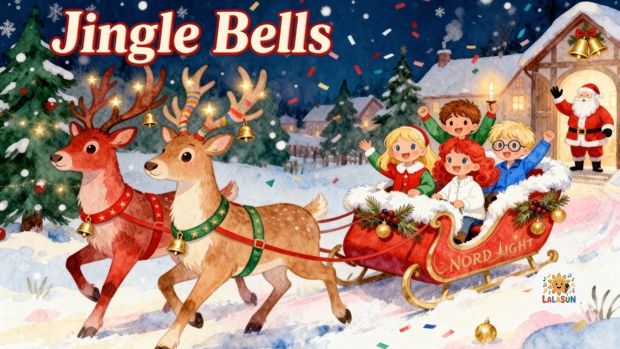 Jingle Bells – A Fun Winter Song for Kids | LalaSun - YouTube