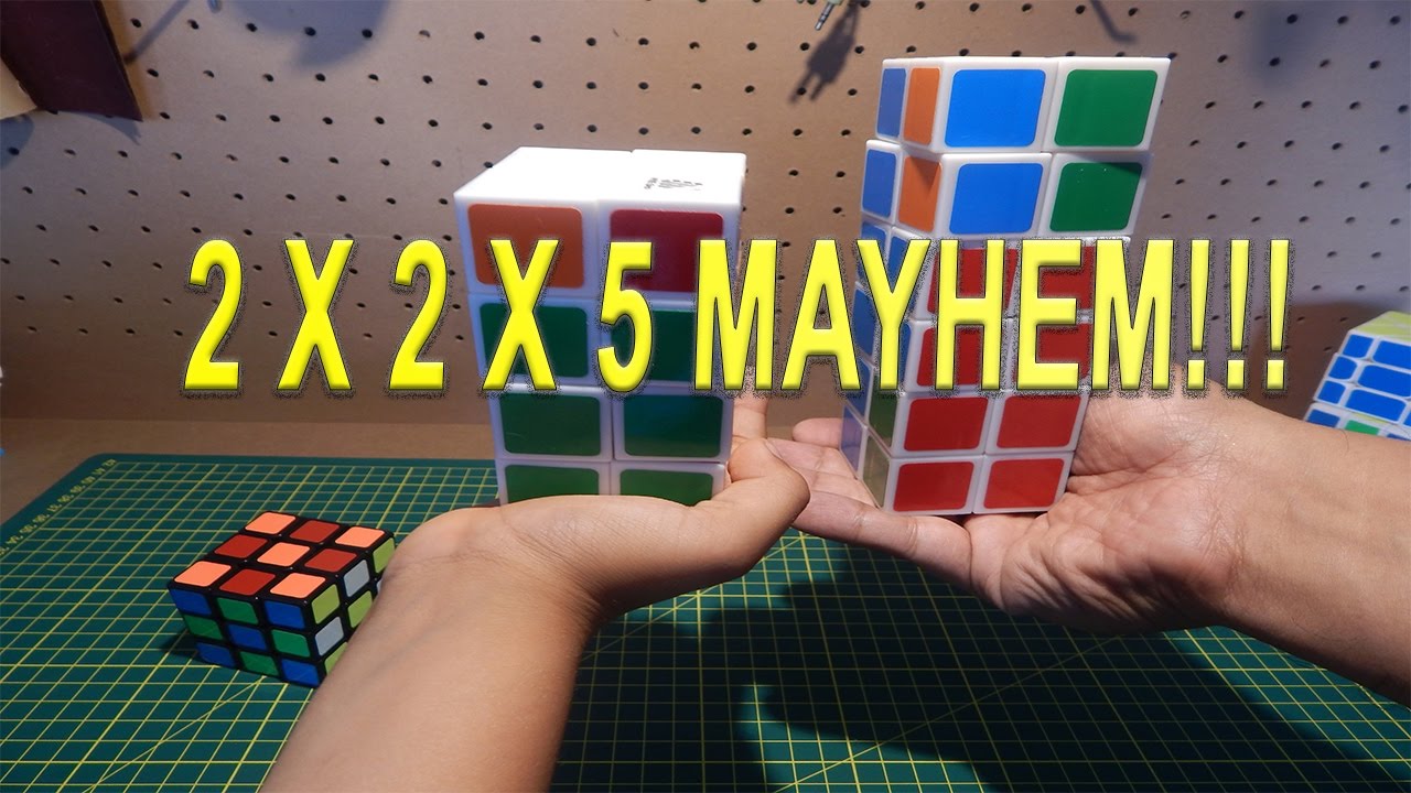 2X2X5 CUBE MAYHEM !!!!! - YouTube
